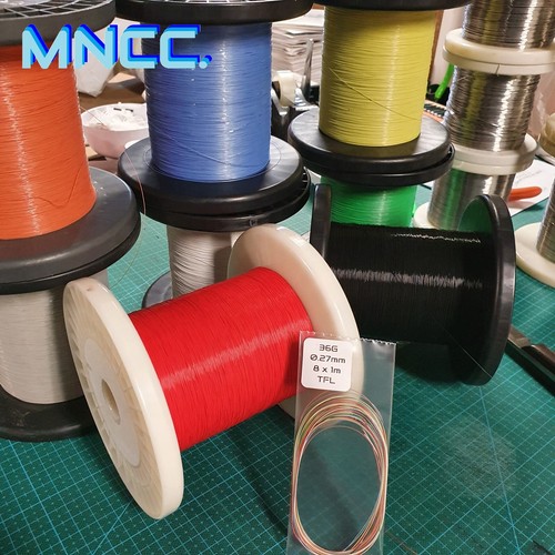 Pre Cut 8 Colour x 1m 36AWG Micro Teflon Insulated Tinned Copper Wire 7 ...