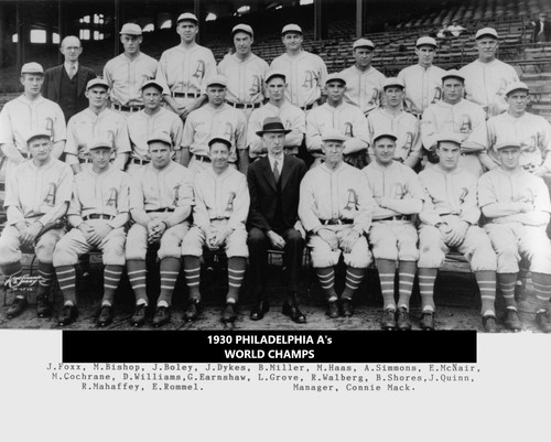 1930 PHILADELPHIA ATHLETICS A's 8X10 TEAM PHOTO MLB BASEBALL PICTURE ...