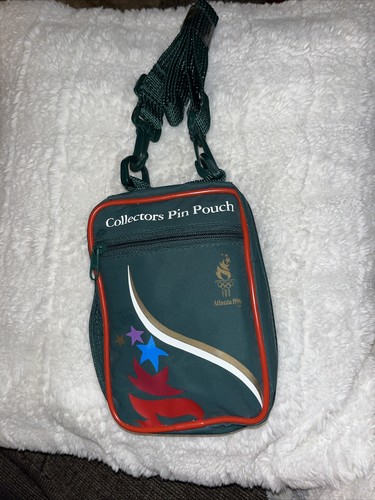 Vintage 1996 Atlanta Olympics Collector's Pins Pouch with Large Lot of ...