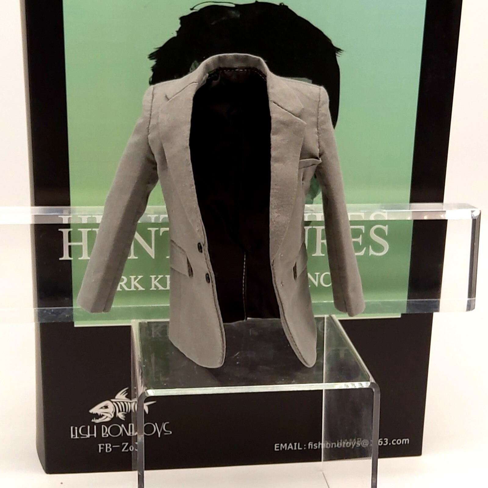 Fish Bone Toys Fight Club Narrator Norton 1/6 action Figure's Gray Suit ...