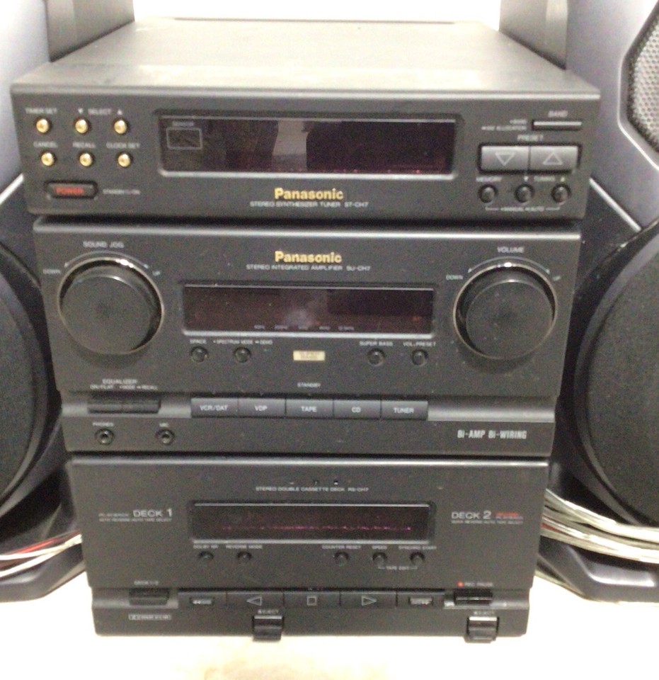 Panasonic Vintage Stereo System (ST-CH7 SU-CH7 RS-CH7)