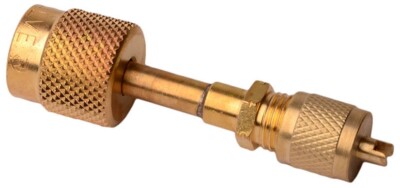 DiversiTech 1/4 X 1/2 Male Flare X FPT Brass Mini-Split Valve Adapter ...