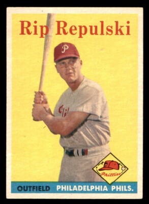 1958 Topps Baseball #14 Rip Repulski EX/MT *g1 | eBay