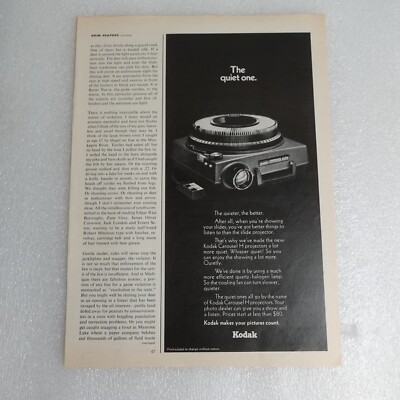 Vintage Print Ad Kodak Carousel Custom H Projectors Sports Illustrated ...