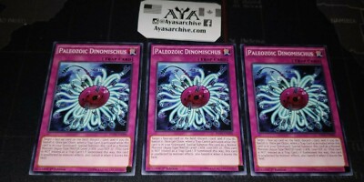 3X Paleozoic Dinomischus - INOV-EN096 - Common - 1st Edition Near Mint ...