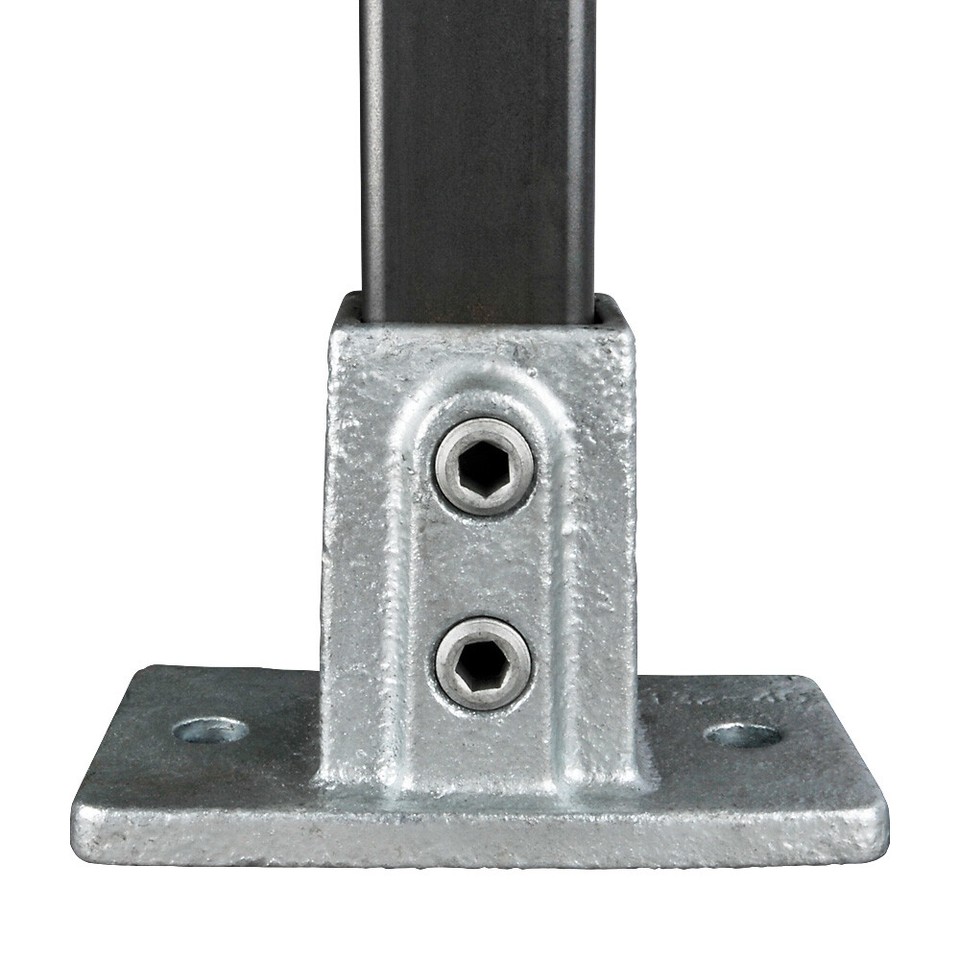 Industrial Handrail Galvanised Mild Steel Square Key Clamp Fittings Box ...