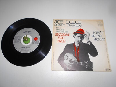 Joe Dolce - Shaddap you Face (1981) Vinyl 7` inch Single Vg +++ No. 1 ...