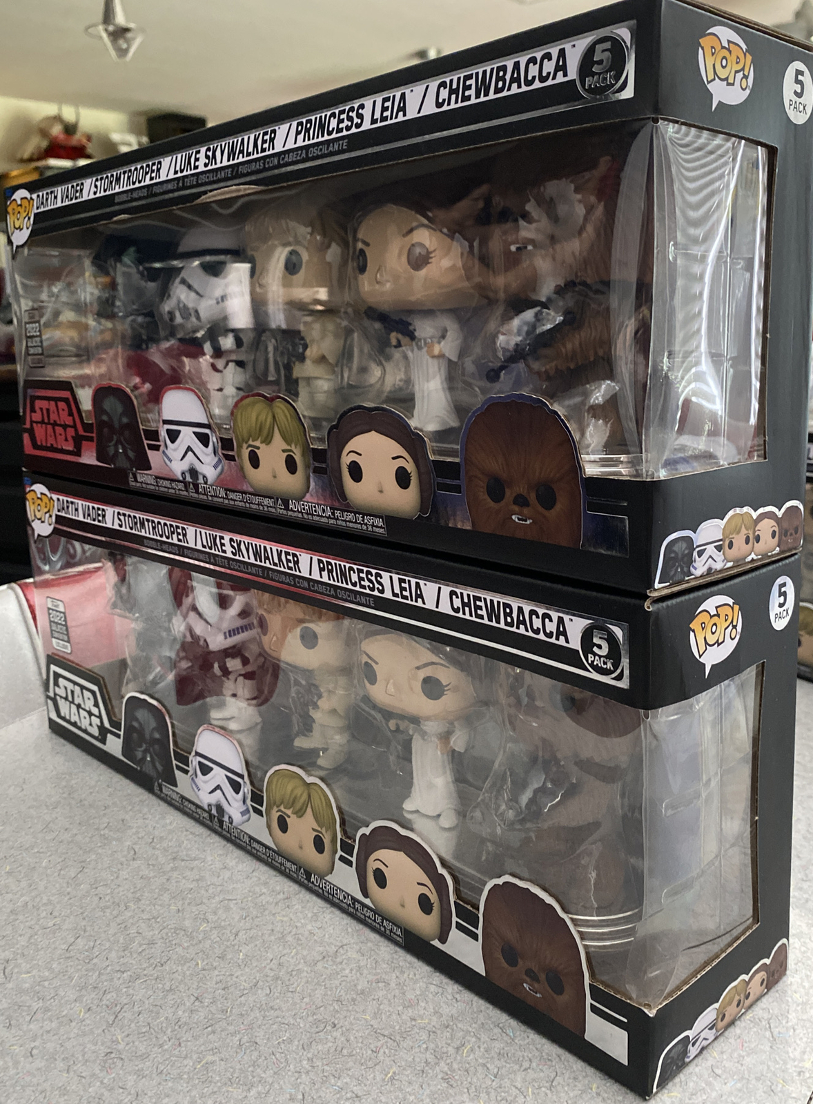 Star Wars Celebration Exclusive Funko Pop 5 Pack - 2022 Galactic ...