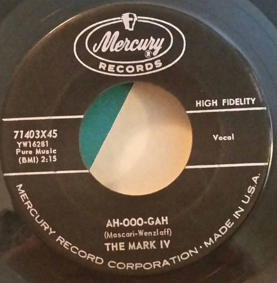 Mark IV I GOT A WIFE / AH-OOO-GAH (ROCK N ROLL 45) #71403 PLAYS VG+ TO ...