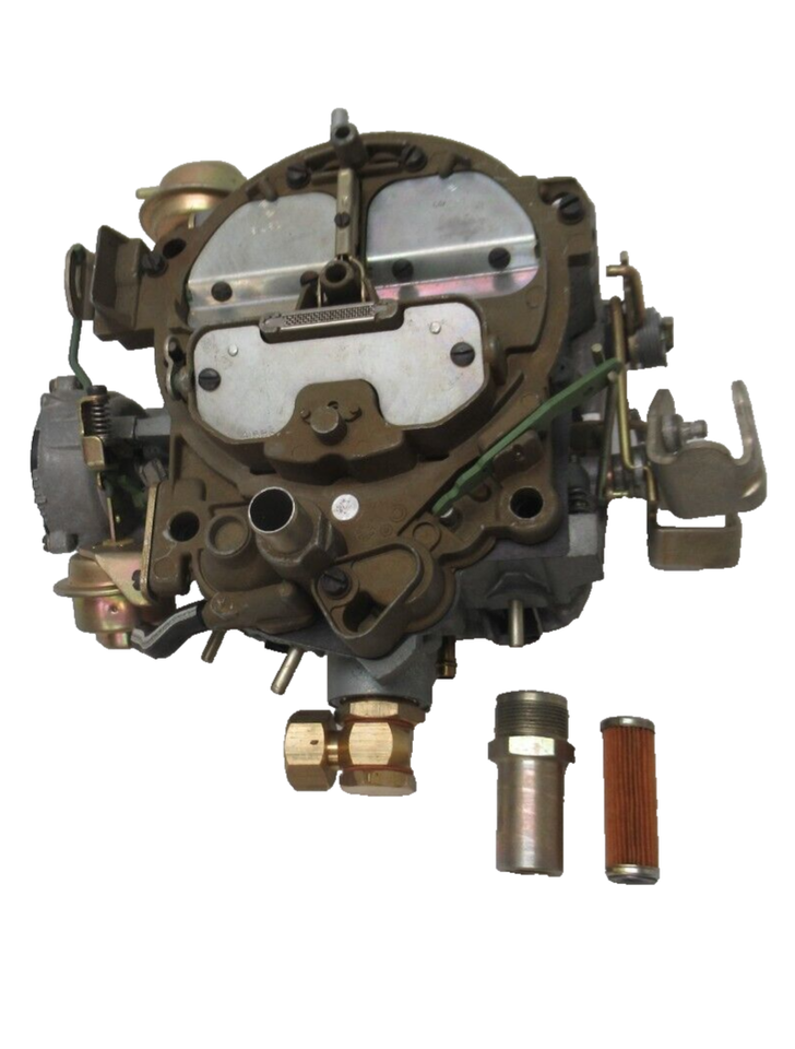 Rochester Quadrajet 4bbl Carburetor Fuel Banjo Inlet Fitting Adapter ...