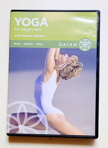 Yoga for Beginners DVD Patricia Walden Focus Stretch Relax Fitness Free ...