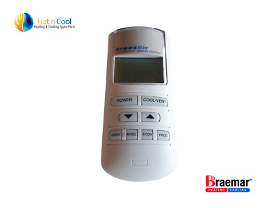 Genuine Breezair / Braemar Evaporative Air Cooler Remote Controller ...