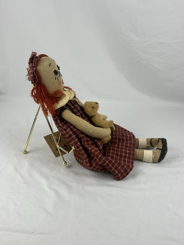 NWT Pearson’s Simply Primitives Boo Boo Raggedy Anne and Teddy Bear ...