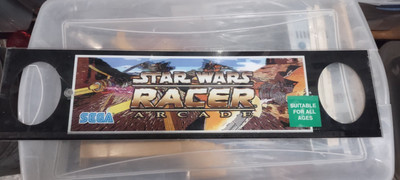 sega star wars pod racer arcade plexi marquee #101 | eBay