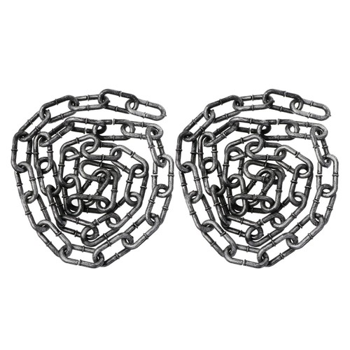 2 Pcs Prisoner Chain Creepy Costume Accessories Halloween Chains | eBay UK