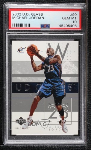 2002-03 UD Glass Michael Jordan #90 PSA 10 GEM MT HOF | eBay