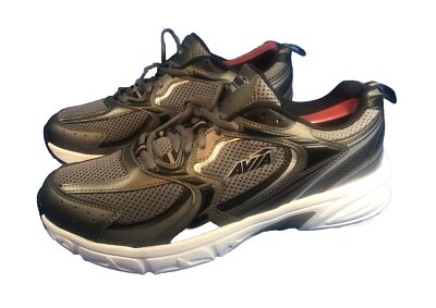Avia Men's 5000 Sz 10.5 Walk Run Sneakers Comfort Leather Lace-up Gray ...