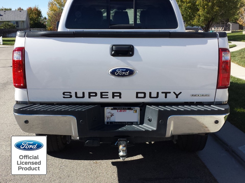 2008-2016 Ford Super Duty Tailgate Letter Inserts Vinyl Stickers Decals ...