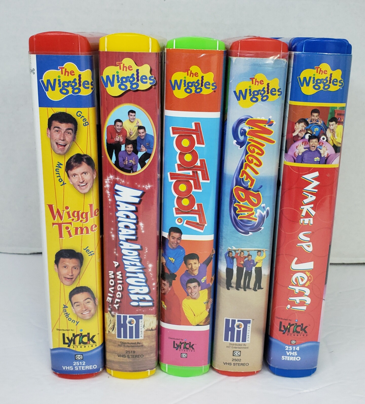 The Wiggles Lot of 5 VHS Toot Toot Wiggle | Grelly USA