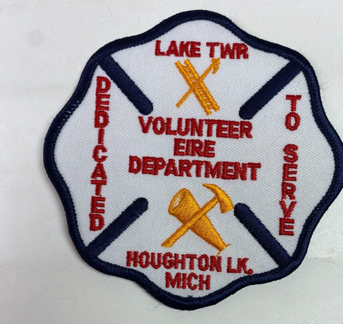 Lake Township Fire Houghton Lake Michigan MI Patch | eBay
