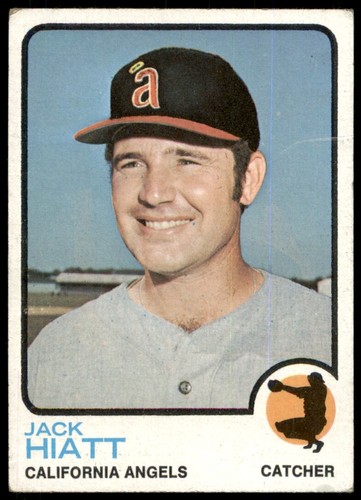 1973 TOPPS JACK HIATT 402 BASEBALL CALIFORNIA ANGELS | eBay