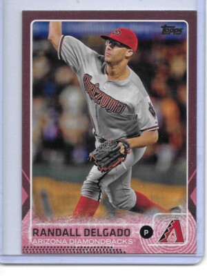 2015 Topps Update Baseball Pink Randall Delgado 6/50 Diamondbacks | eBay