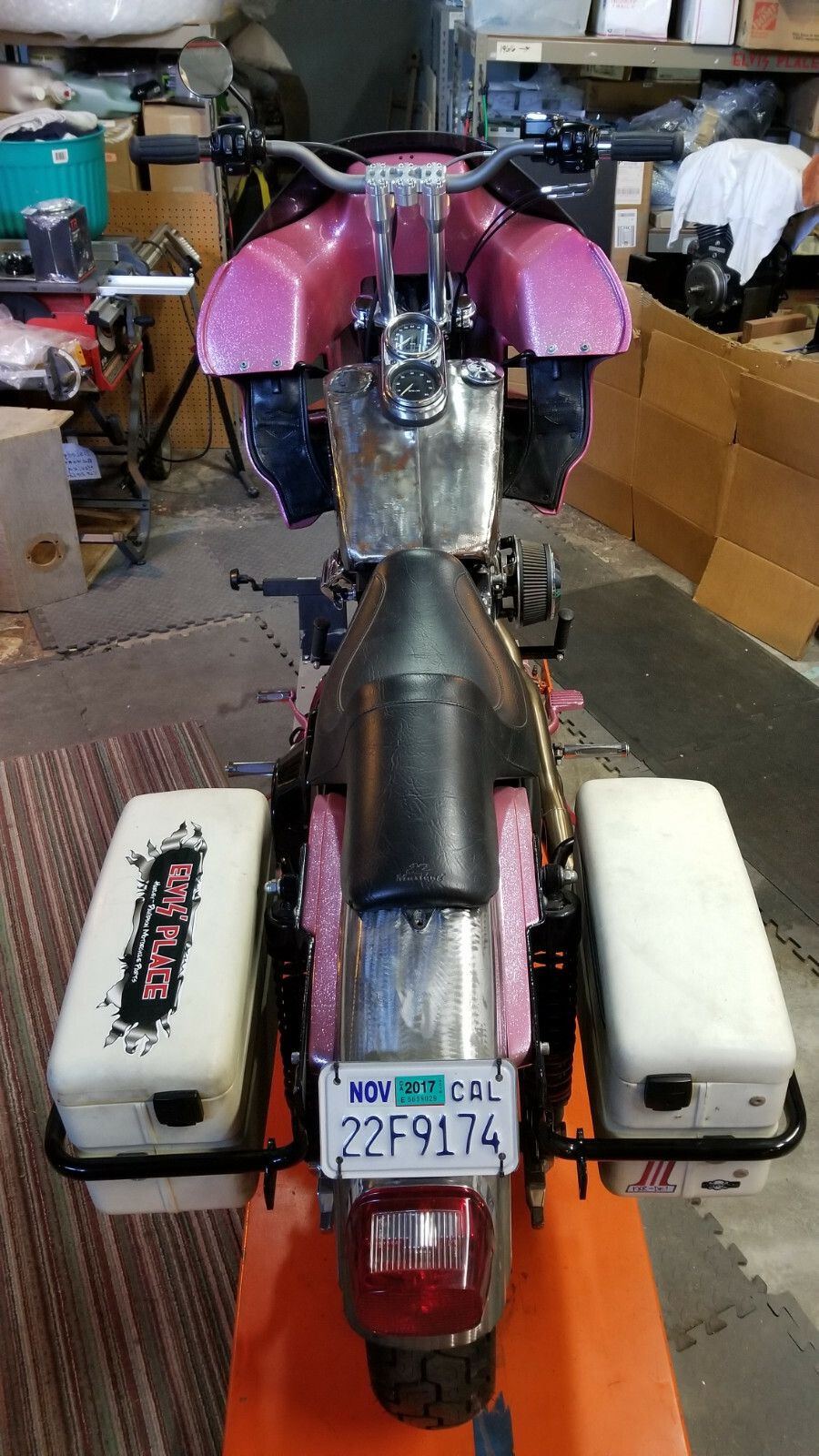 FXR Police Sheriff FXRP Saddlebag Carriers FXR4 FXRT EPS18733 | Black