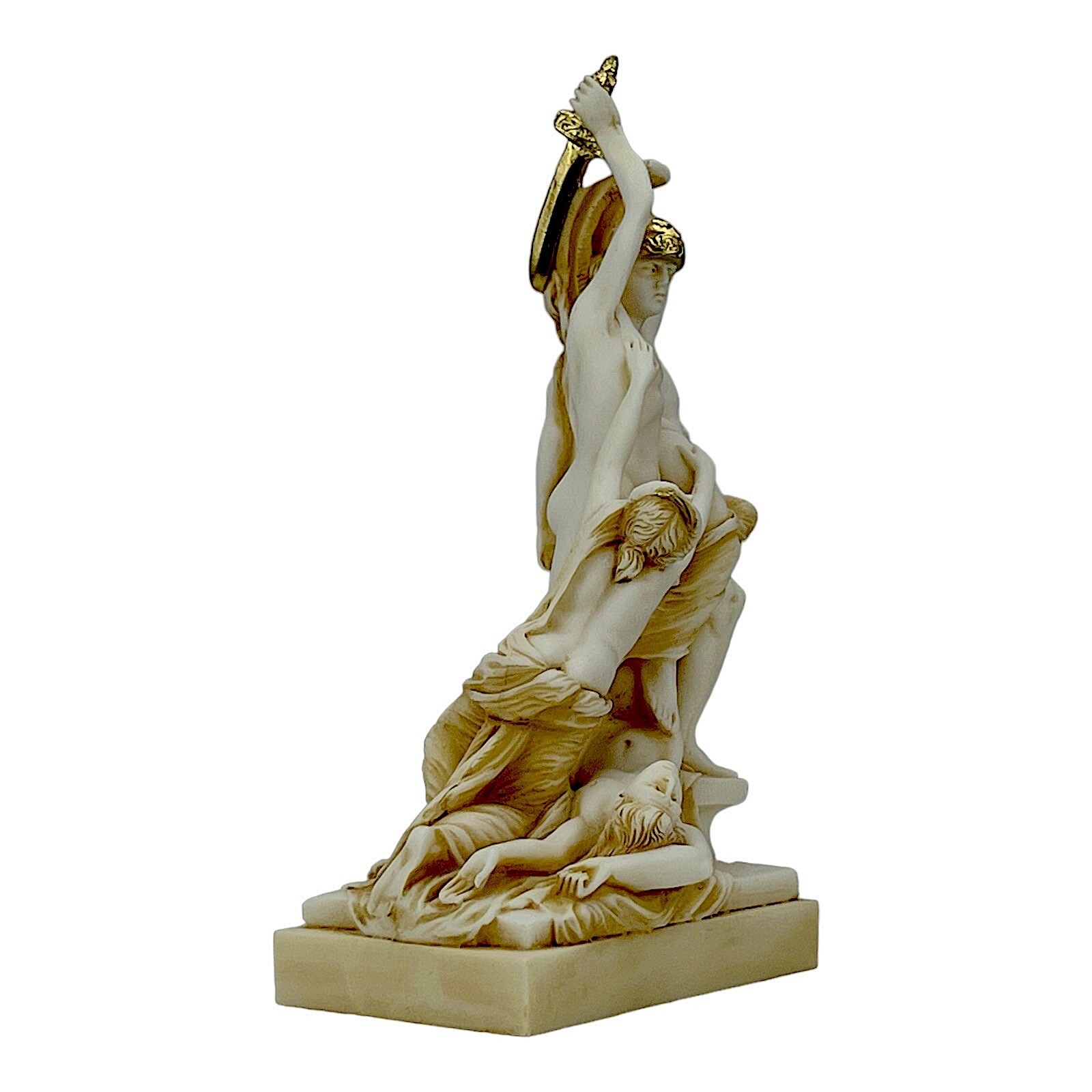 The Rape of Polyxena Greek Hero Achilles Nude Cast Marble Statue ...