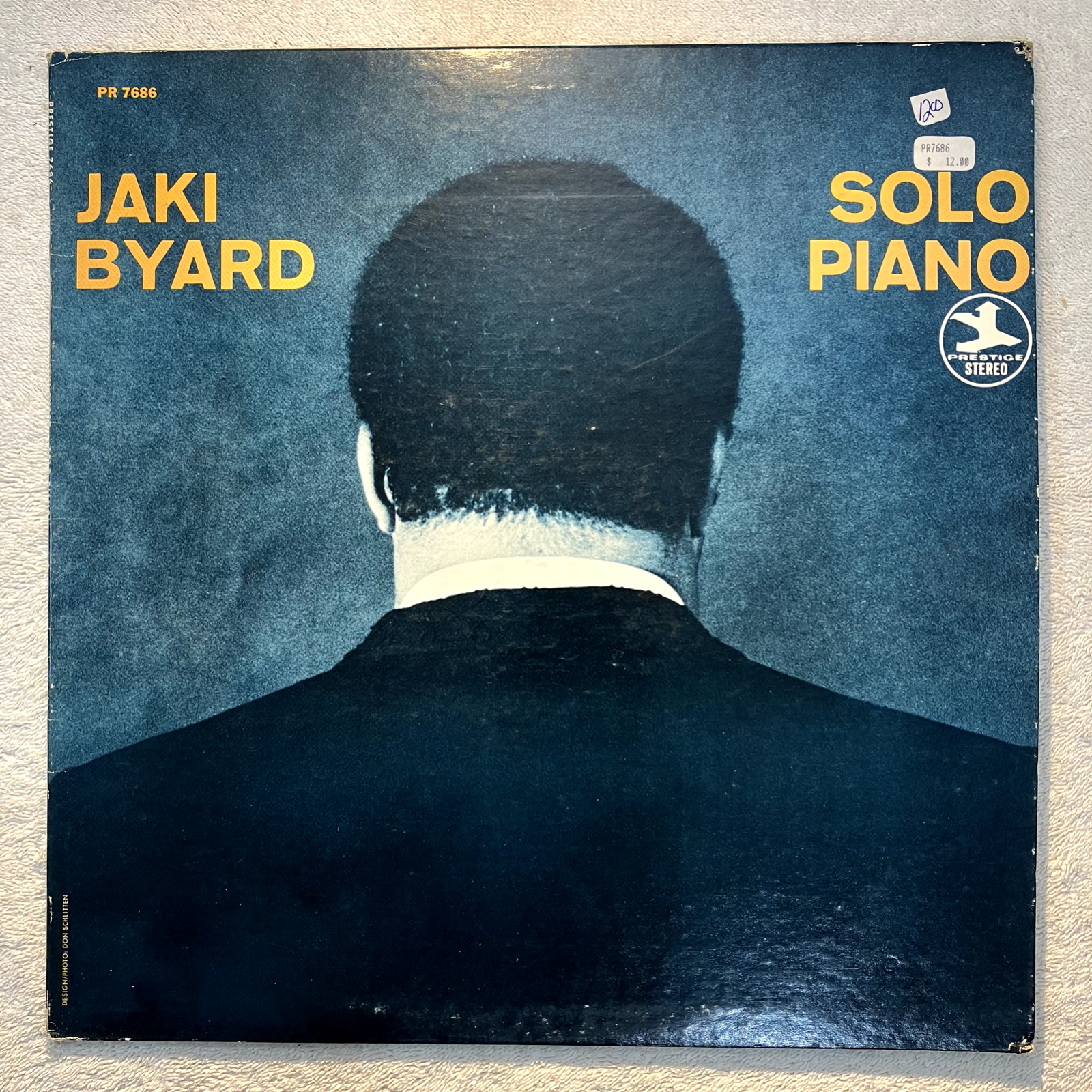Jaki Byard – Solo Piano 1969 Jazz Vinyl LP Record OG US Prestige PRST ...