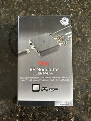 GE Pro RF Modulator with S-Video For All Brands #38806 NEW | eBay