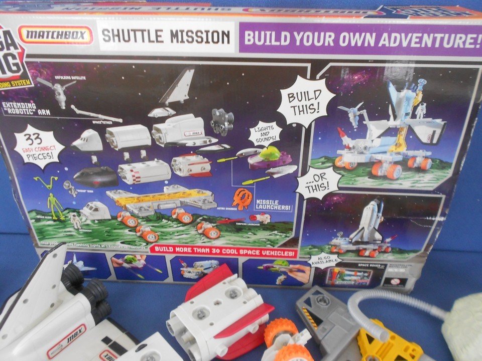 Matchbox MBX Mega Rig Shuttle Mission: 2008 Space Shuttle Building ...