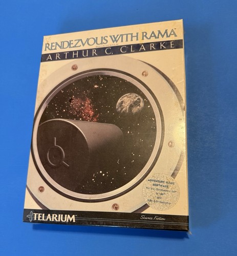 Commodore 64 Rendezvous With Rama Sci Fi Game Arthur C Clarke 1984 ...