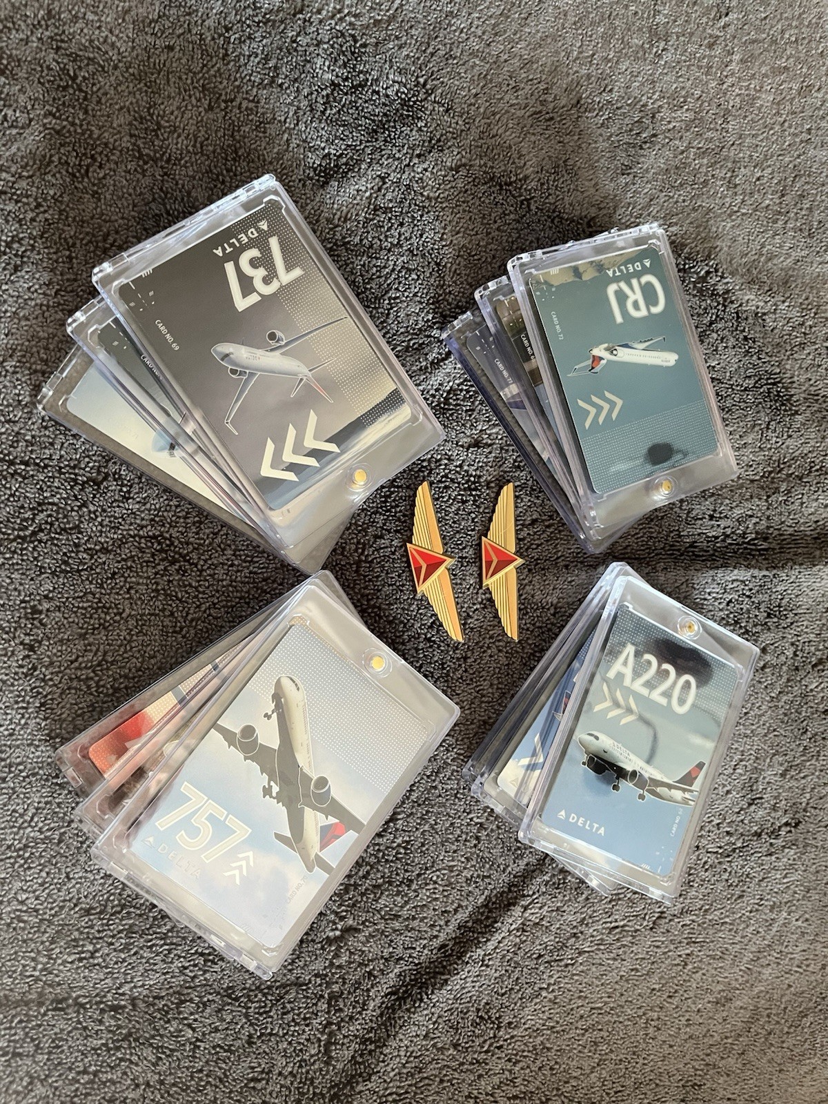 Delta Airline Pilot Trading Cards Set of 13 New Release, #76 BCA
