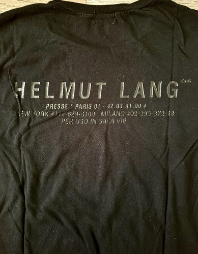 archive original helmut lang men's t. shirt sz. md. | eBay
