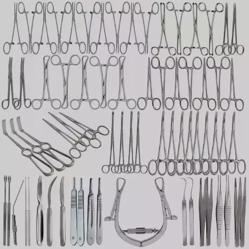 Thyroidectomy Set of 73 Pcs Thyroidectomy Surgery Set ENT Instruments ...