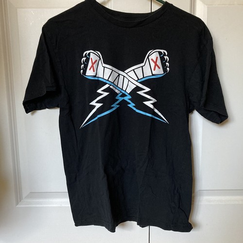 CM Punk WWE straight edge logo shirt Size M Hot Topic Pro Wrestling ...