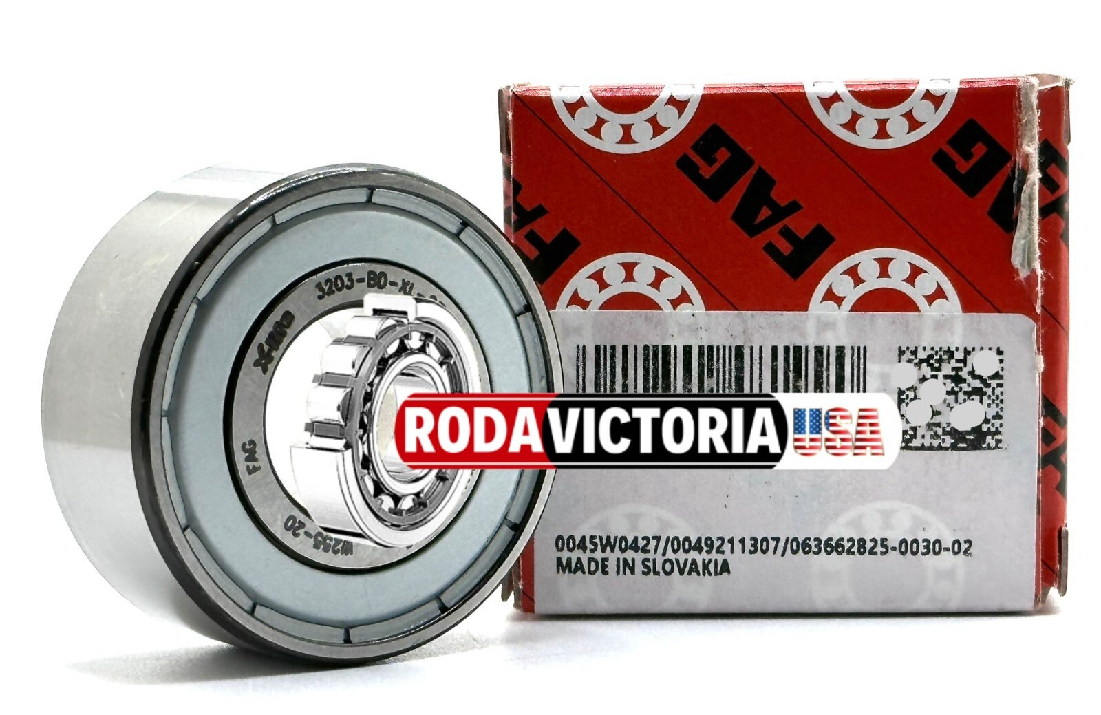 FAG 3203 XL ZZ TVH ANGULAR CONTACT BALL BEARING, METAL SHIELDED ...