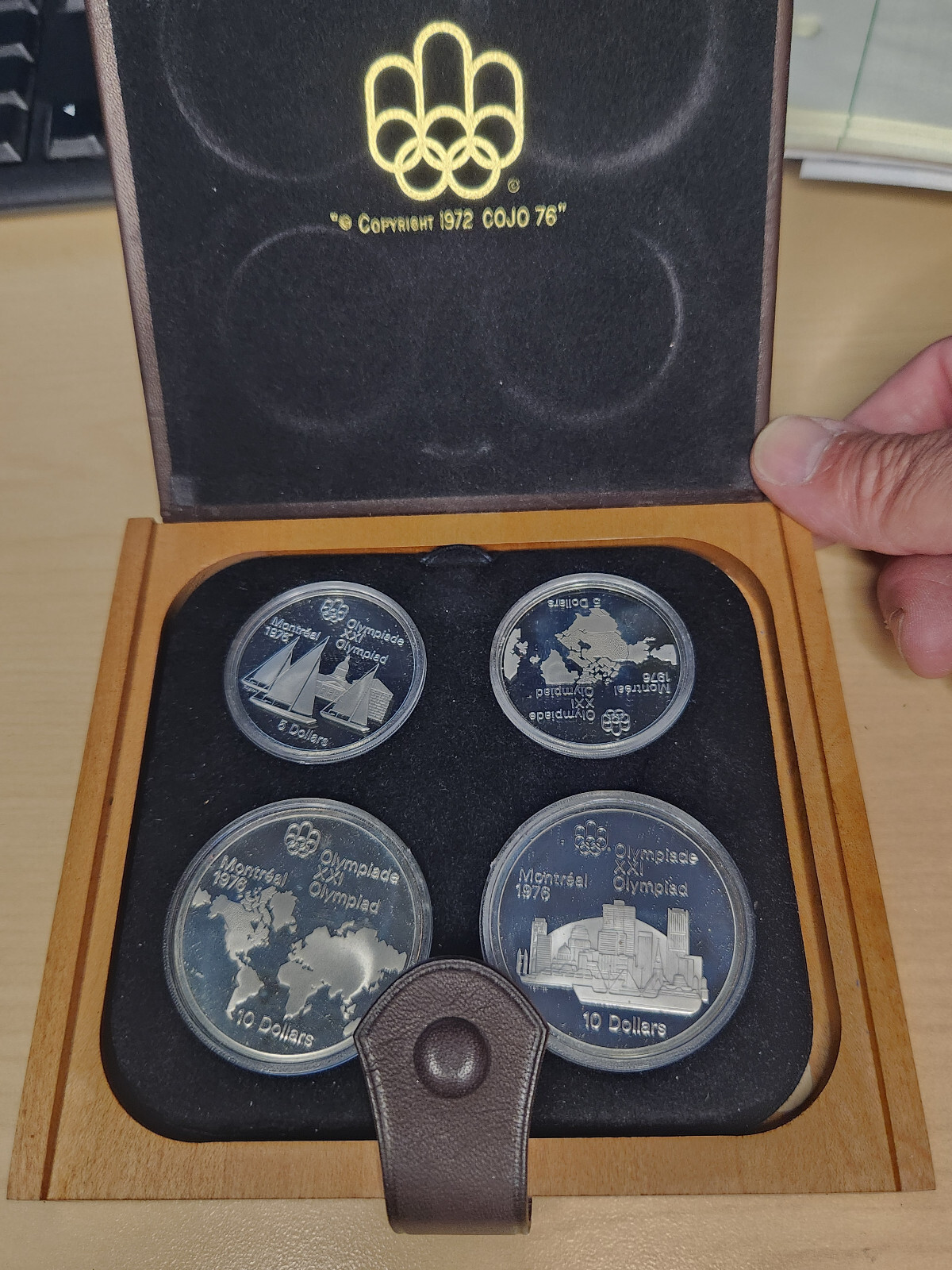 1973 Canada 4 Coin .925 Sterling Silver Olympic Proof Set | eBay
