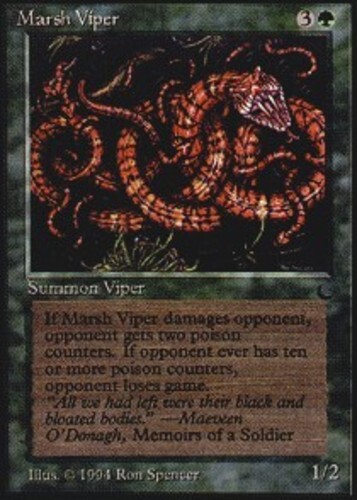 4x Marsh Viper ~ Lightly Played The Dark MTG Magic x4 4 UltimateMTG ...