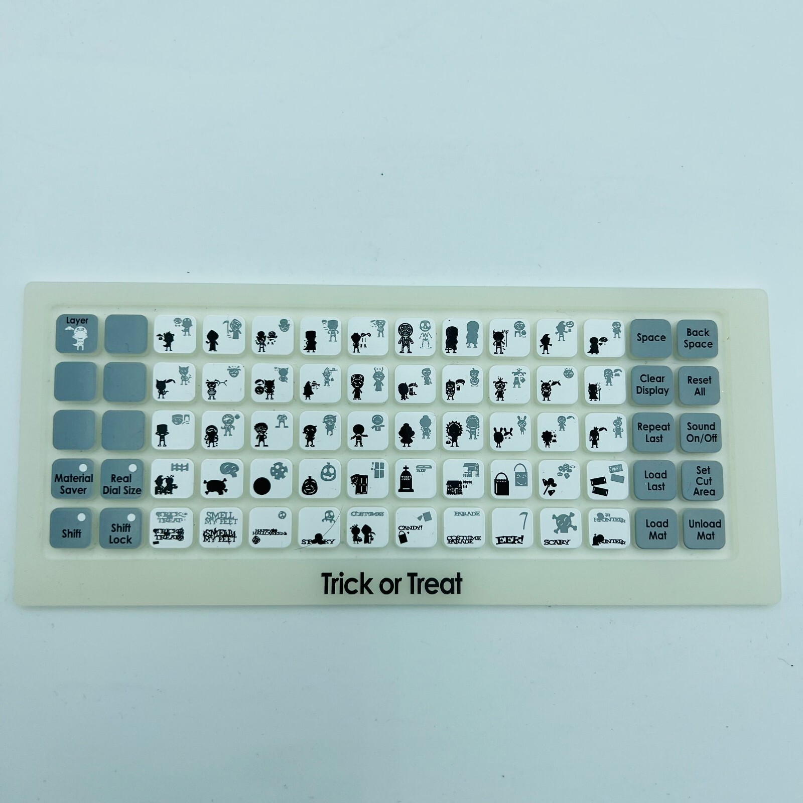 Cricut Provo Craft Keypad Overlay Rubber Cover Keyboard 16 to choose ...