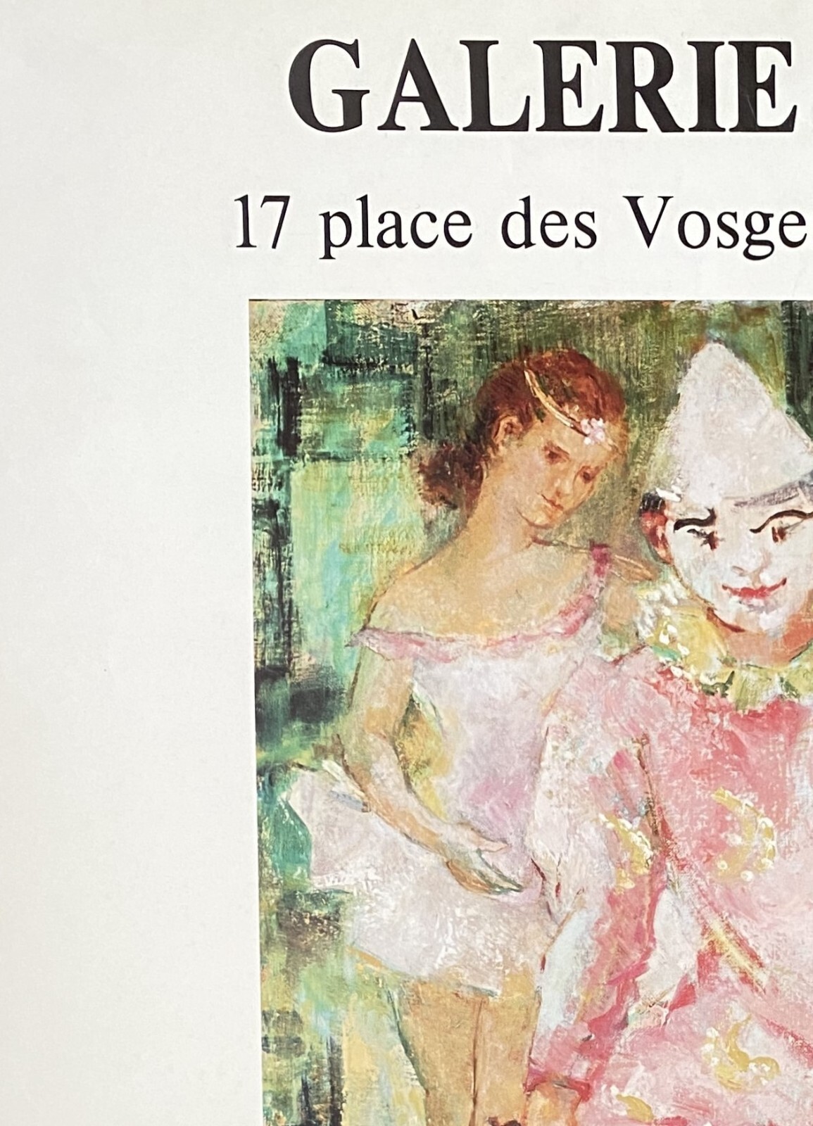 MARCEL ANSELME ORIGINAL ART POSTER PRINT EXHIBITION GALERIE MEDICIS ...