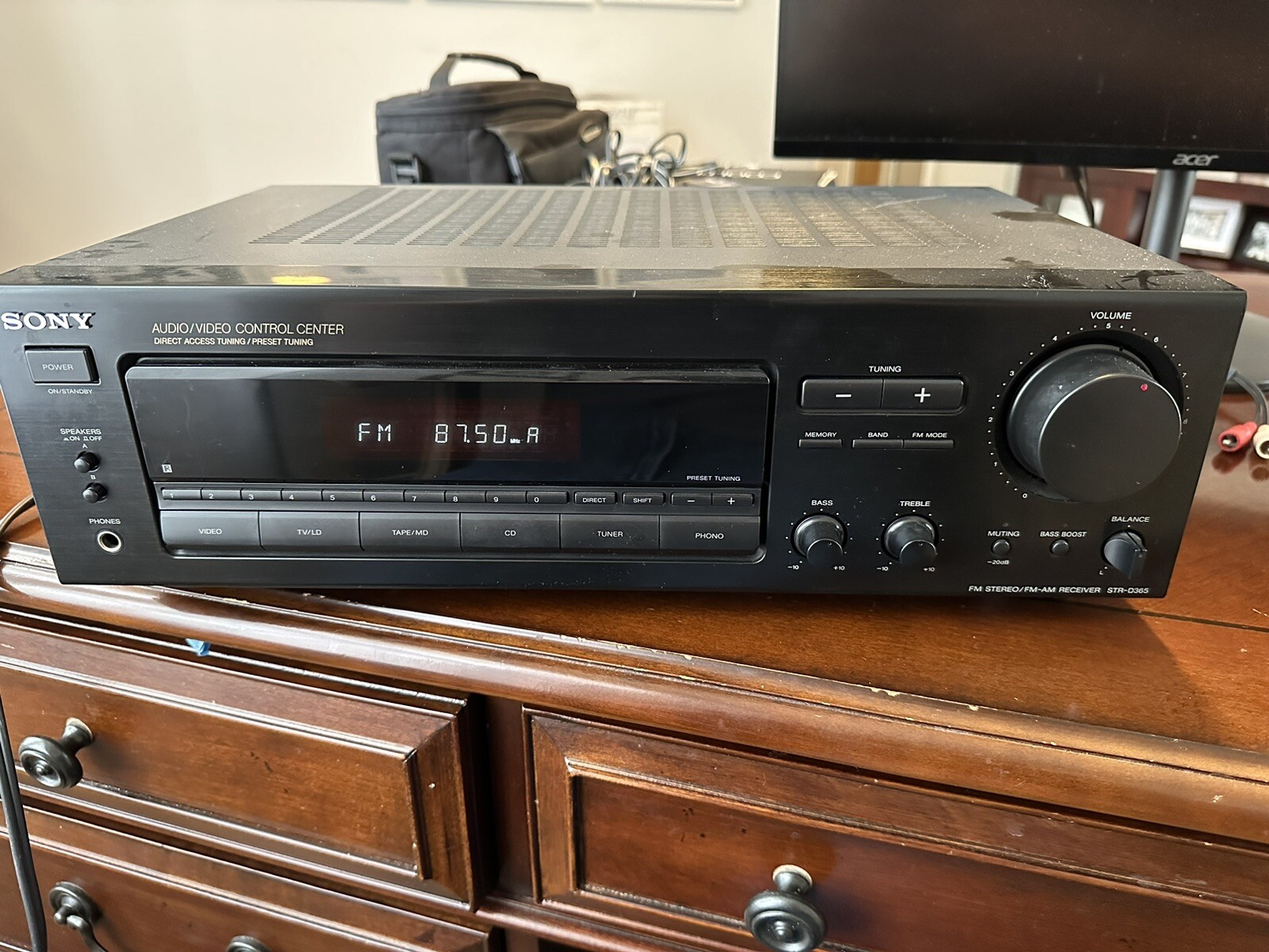 Sony STR-D565 FM/AM Stereo Receiver and Control Center Dolby - TESTED ...