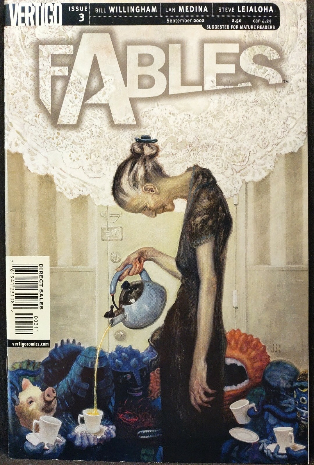 Fables Comic Book Vertigo Comics Issue 3 September 2002 VF/NM | eBay