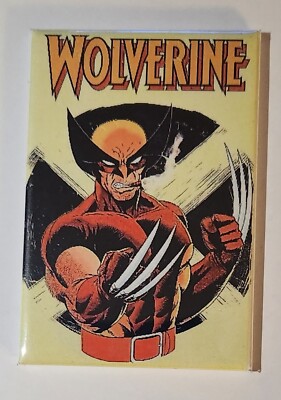 Wolverine Refrigerator Magnet 2" by 3" Marvel Comic | eBay