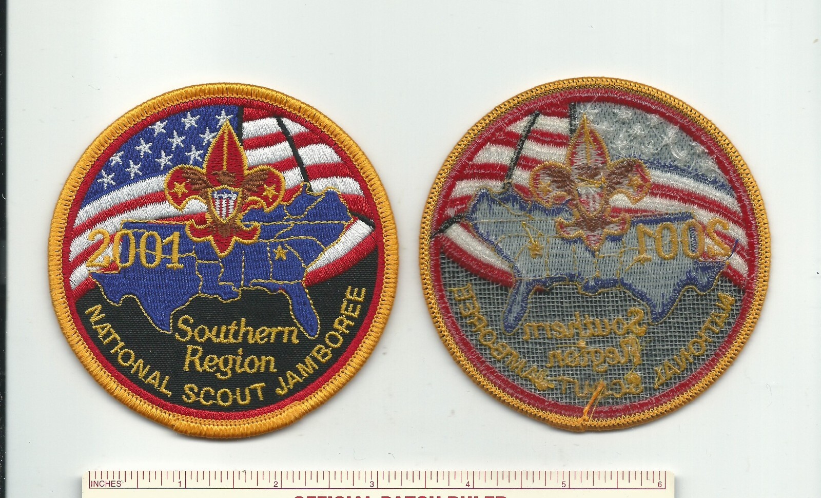 DI SCOUT BSA 2001 NATIONAL JAMBOREE SOUTHERN REGION LARGE PATCH JAMBO ...