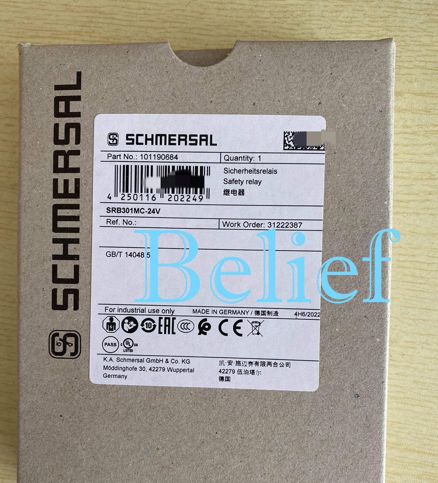 1pc schmersal SRB301MC-24V Brand New Safety Relay Fast Delivery DHL #b ...