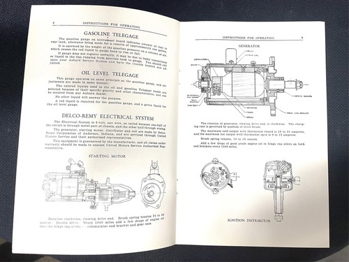 1931 Auburn 8-98 8-98A Owners Manual User Instruction Guide Book 898 | eBay