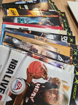 Microsoft Original Xbox Genuine GAME Manual only Instruction Booklet NO ...