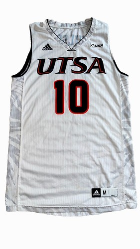 Game Worn UTSA Roadrunners Basketball Jersey - #10 WILSON Adidas Mens ...