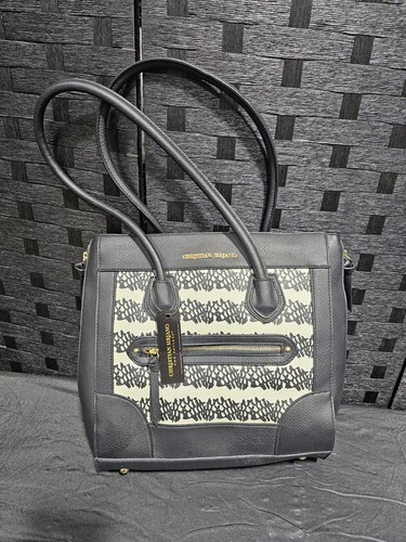 Christian Siriano By Payless Black White Handbag Purse | eBay